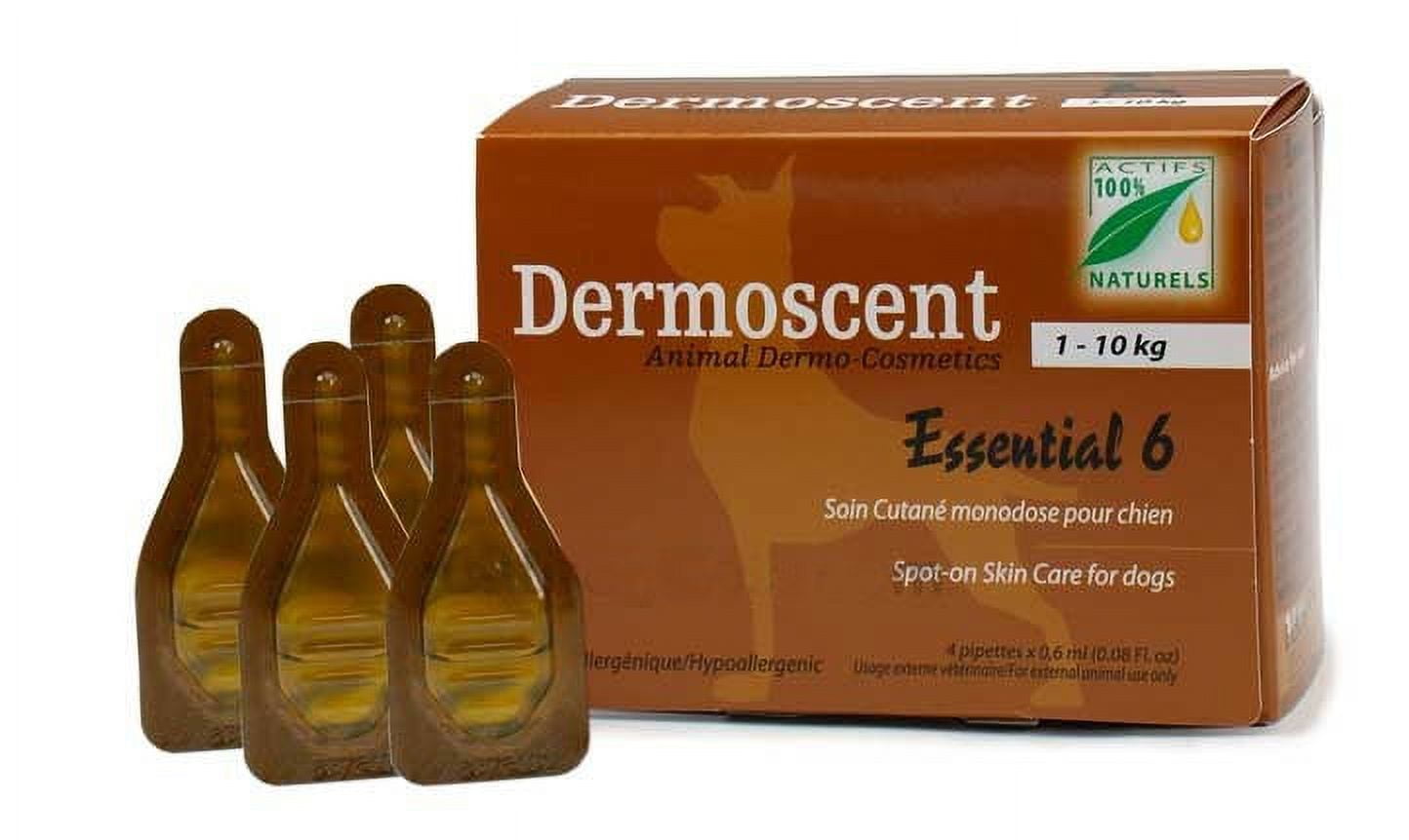 Bayer Dermoscent Essential 6 Spot-On Skin Care for Small Dogs, Restores ...
