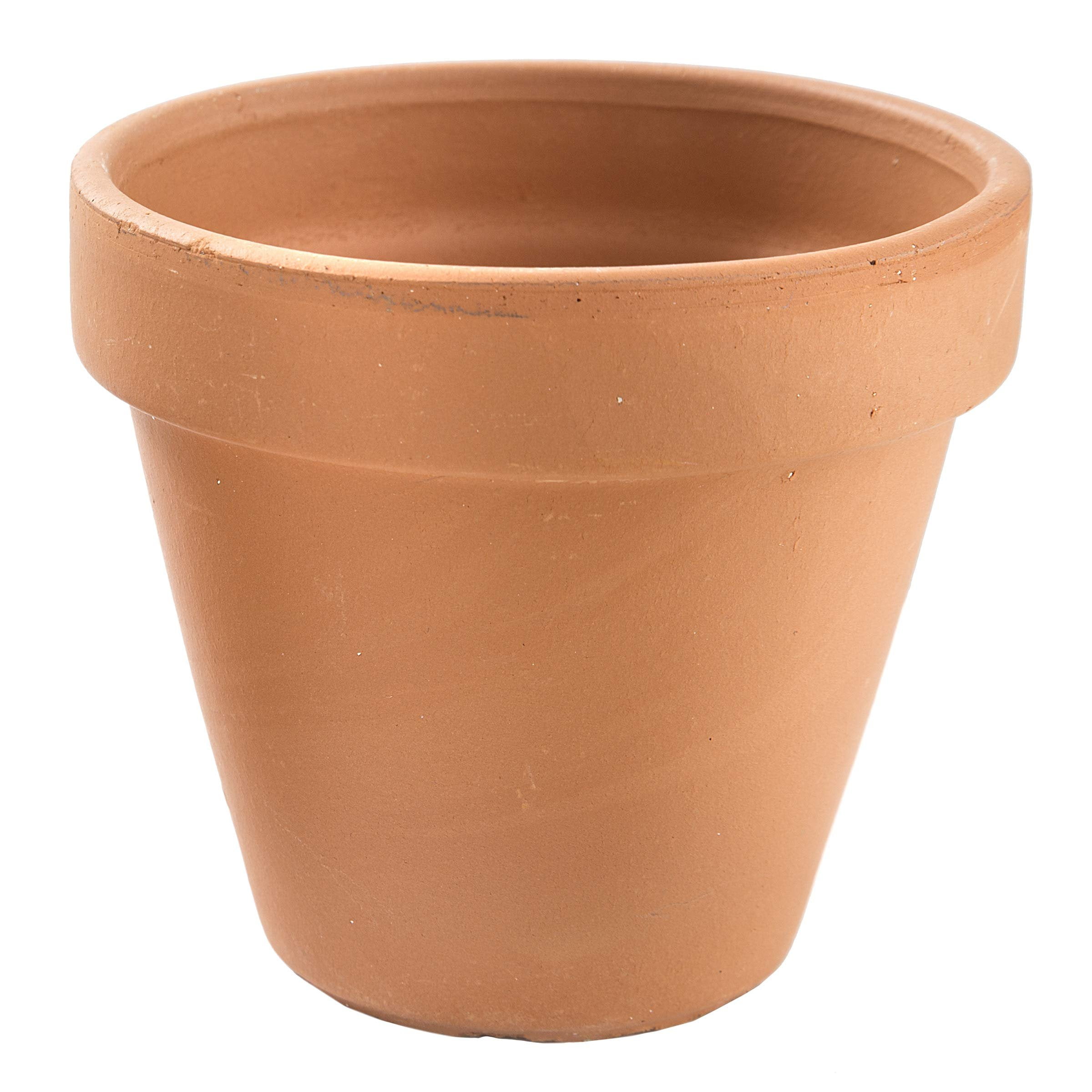 DEROMA 01310FZ 12-Inch Terra Cotta Clay Pot, Standard - Walmart.com