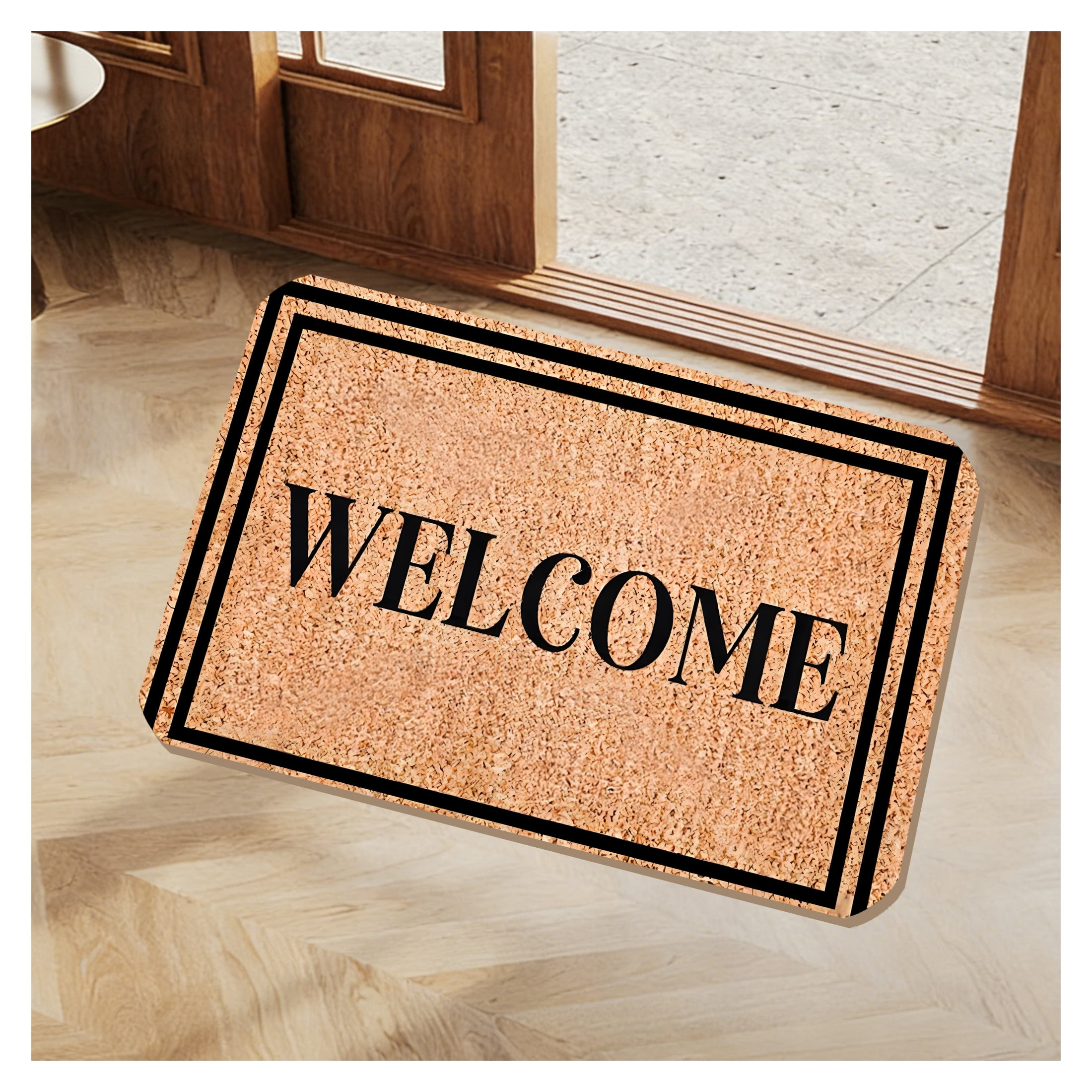 DERONA Winter Door Mats,Weaving Process Outside Door Mats for Front ...