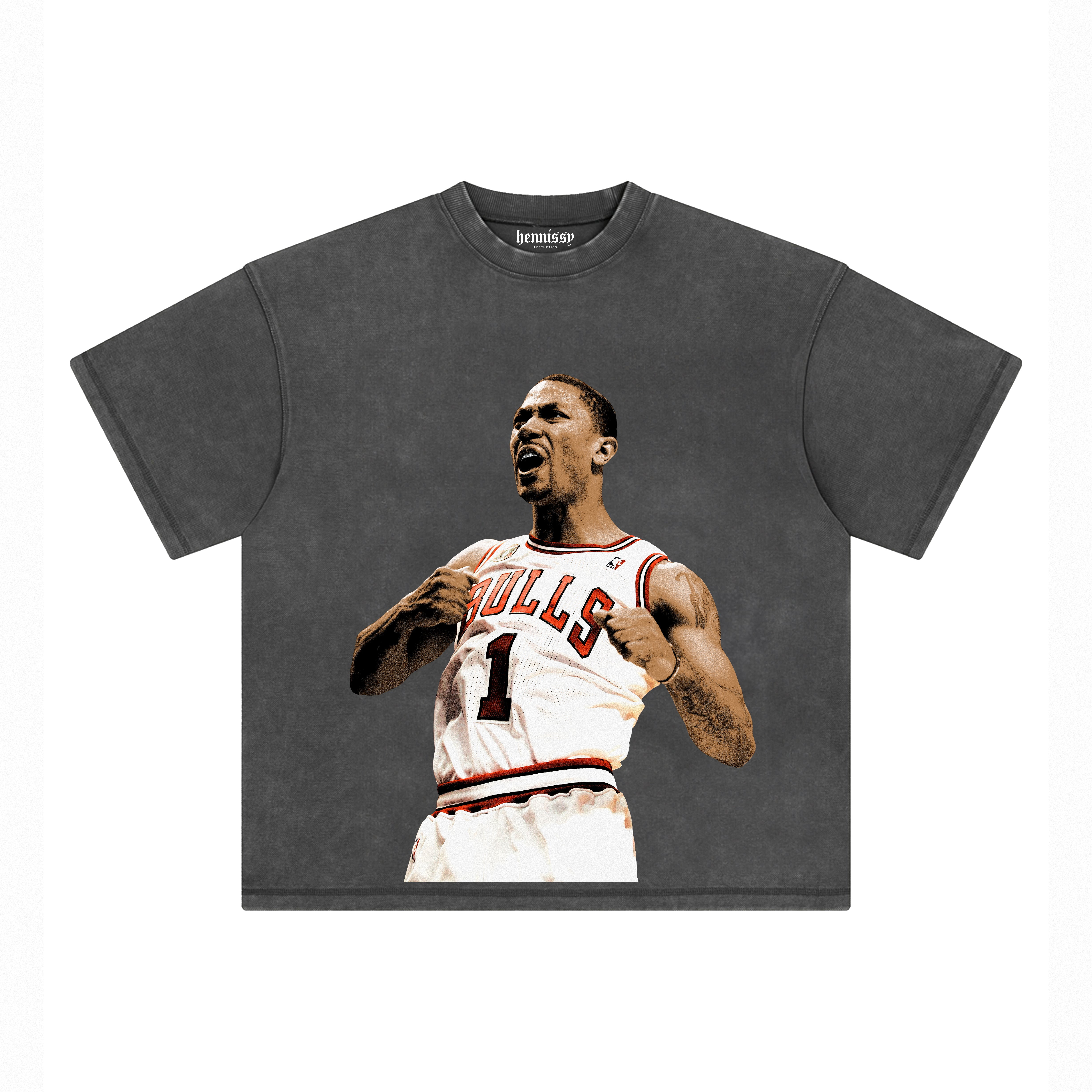 DERRICK ROSE TEE T Shirt Unisex, Color: Navy, Size: M - Walmart.com