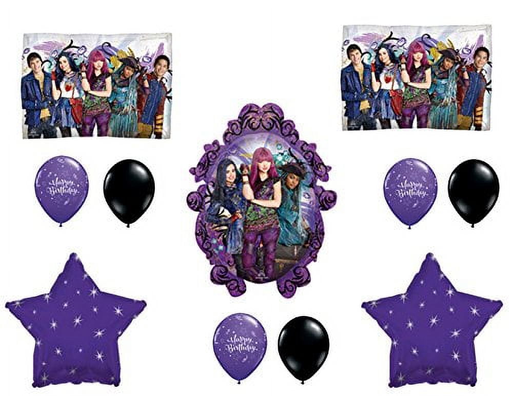 DESCENDANTS 2 Happy Birthday Party Balloons Decoration Supplies Movie ...