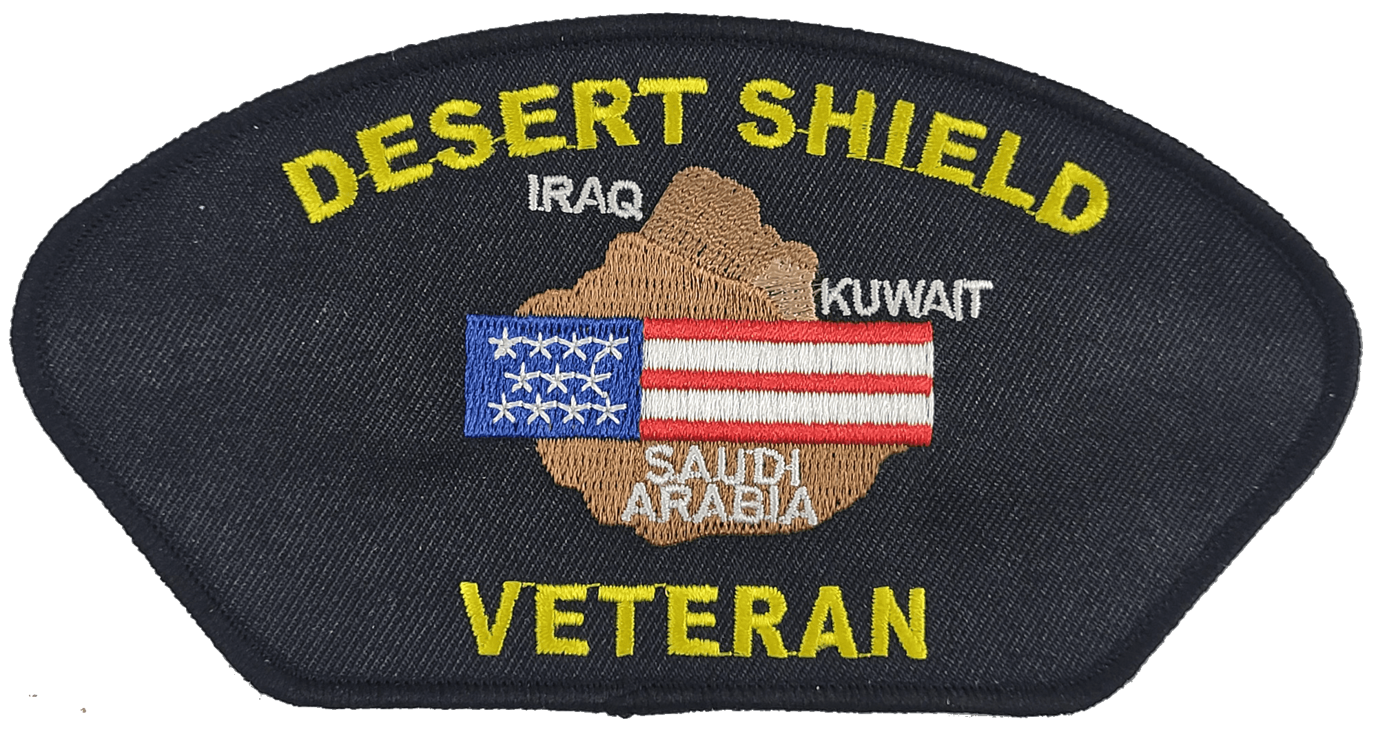 DESERT SHIELD VETERAN PATCH IRAQ KUWAIT SAUDI ARABIA GULF WAR STORM ...