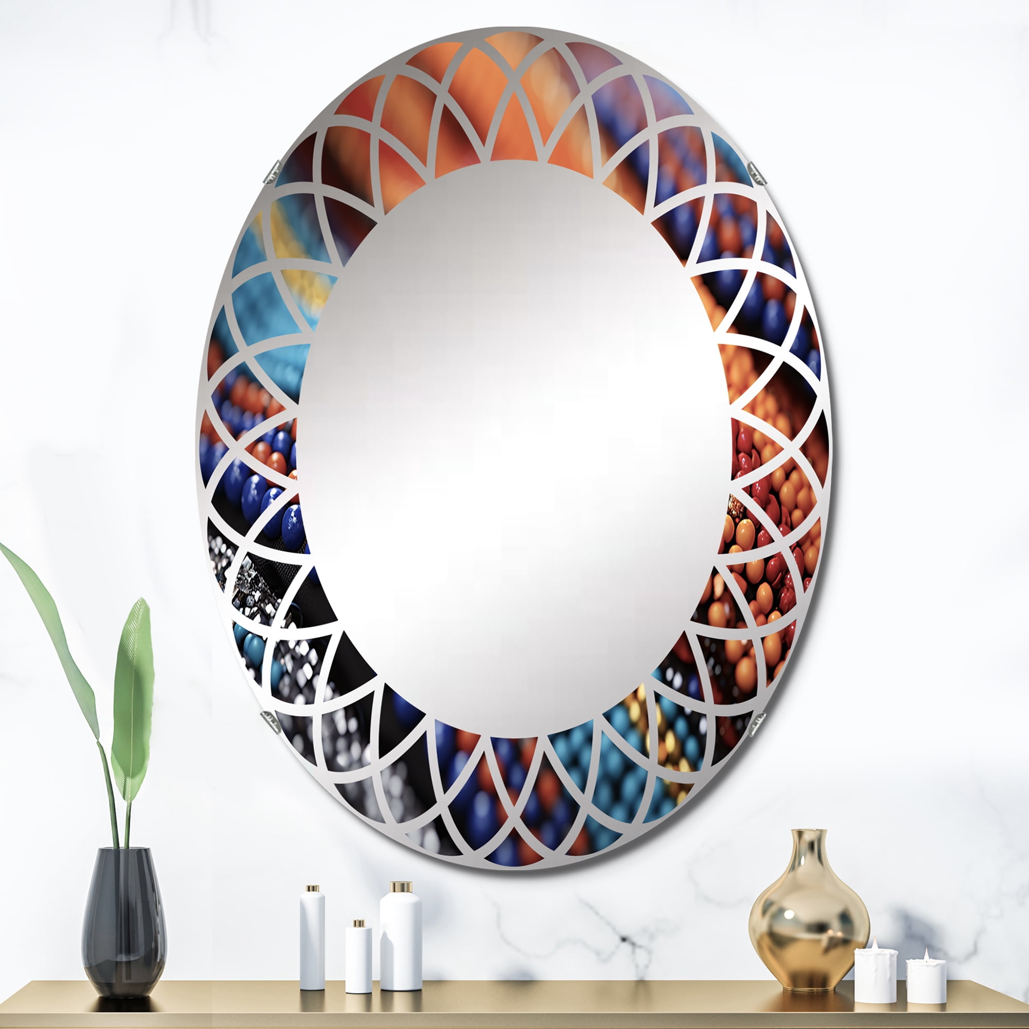 DESIGN ART Designart "African Tribes Samburu Beadwork I" African Tribes ...