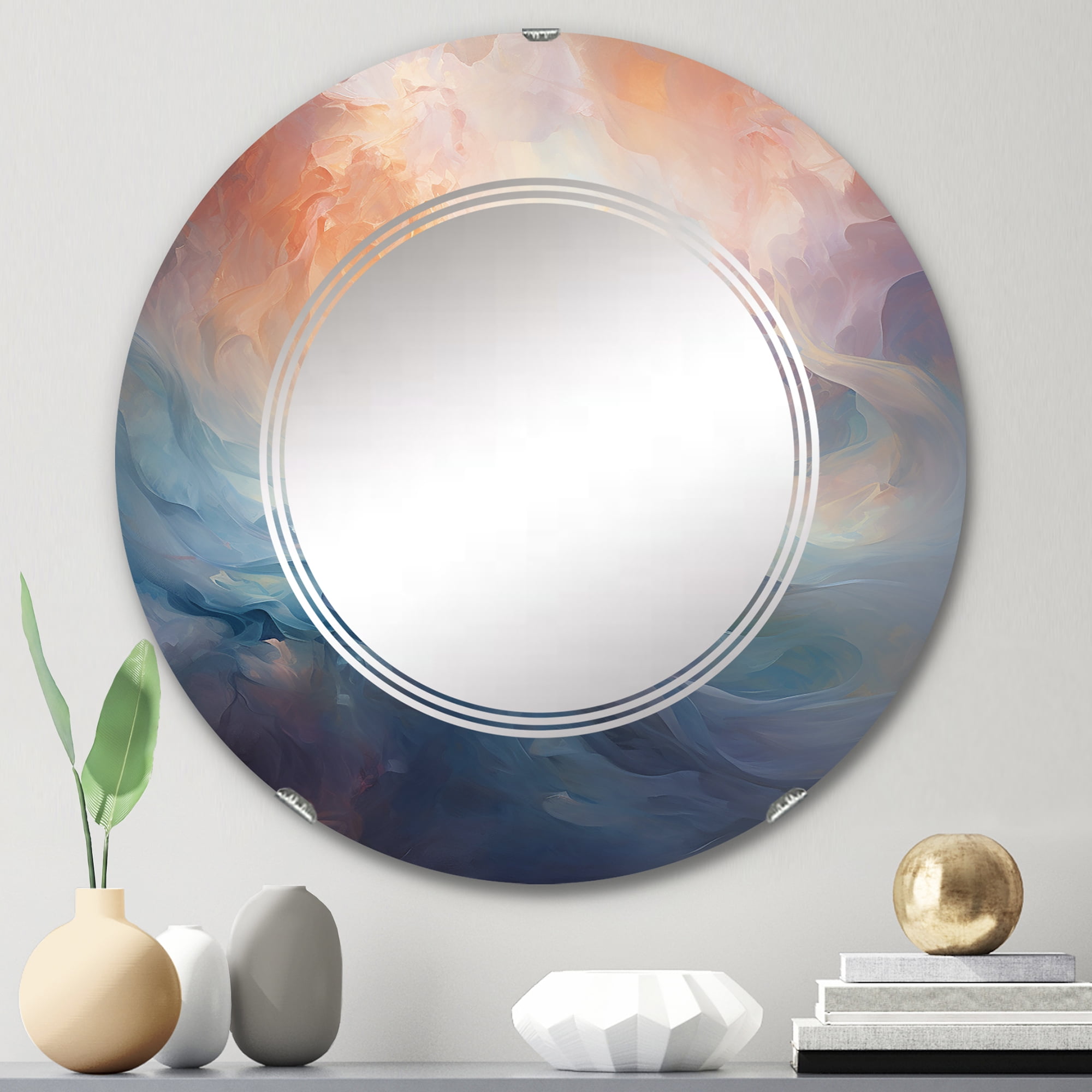 DESIGN ART Designart "Colorful 0 Meditation Harmony Of Being" Portrait ...
