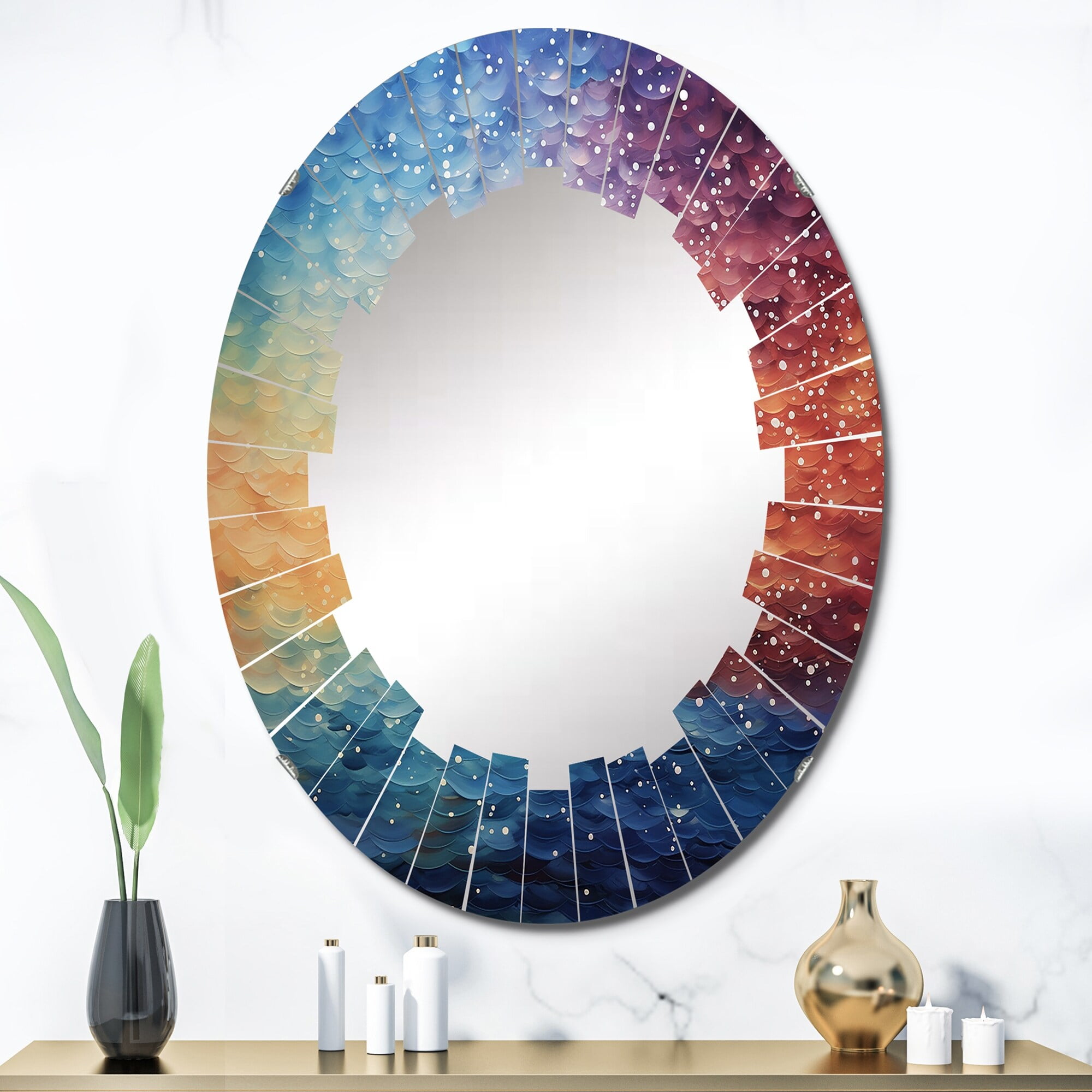 DESIGN ART Designart "Colorful Sky Photo Ethereal Illusion III ...