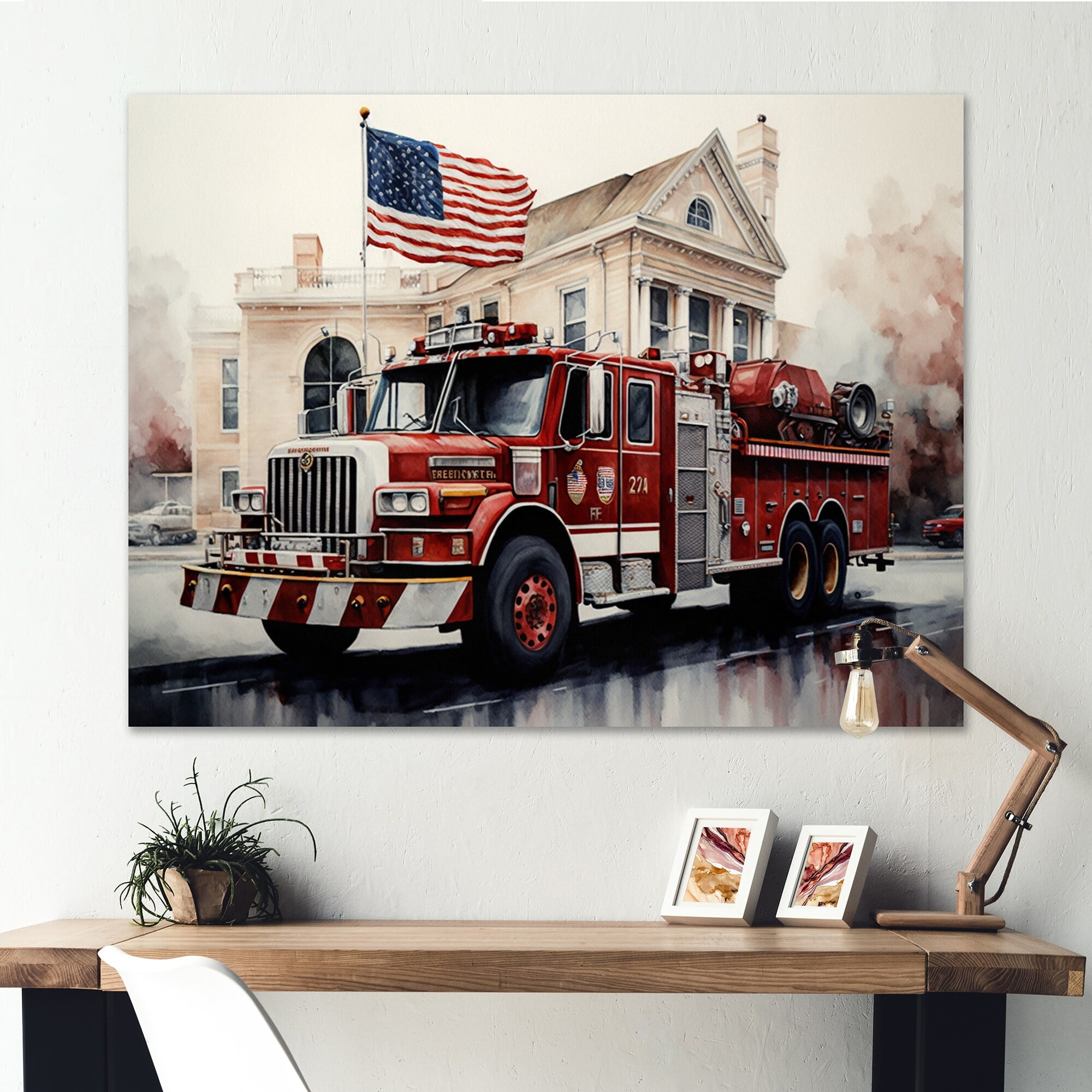 Shapes Fire Truck Printables