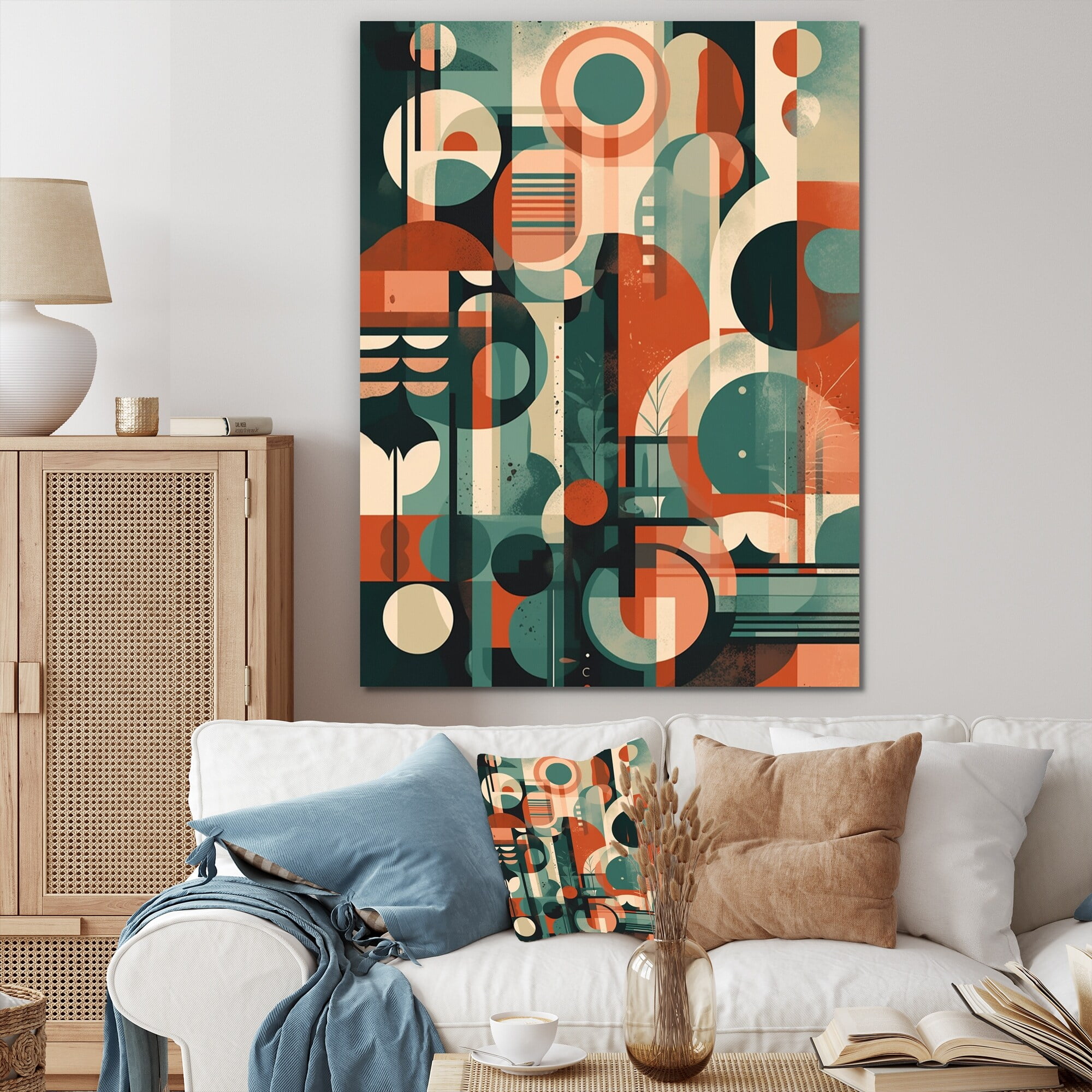 DESIGN ART Designart "Mid Century Artistic Transformations Ii" Modern Midcentury Wall Art Prints ...