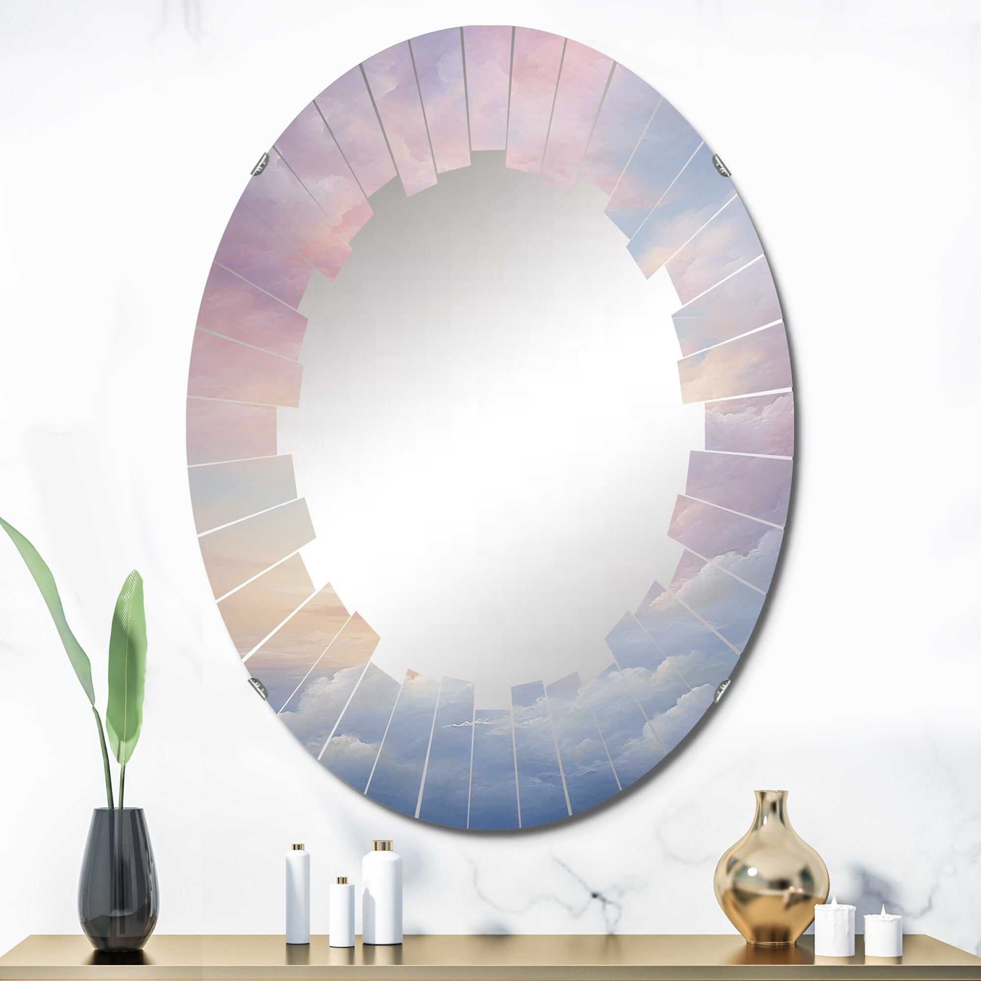 DESIGN ART Designart "Pink Sky Photo Celestial Symphony I" Landscapes ...