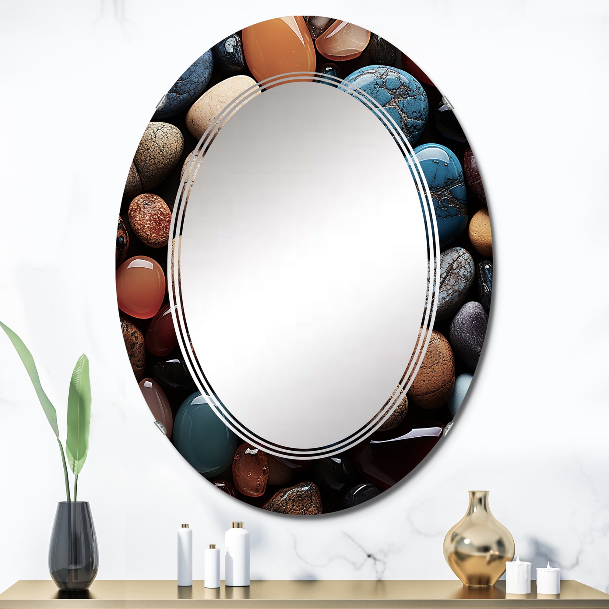 DESIGN ART Designart "Spiritual Stones Of Harmony I" Spiritual Stone ...