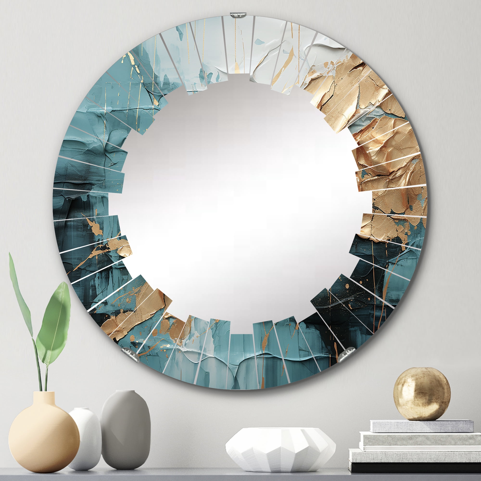 DESIGN ART Designart "Transcendent Textures II" Abstract Collages ...