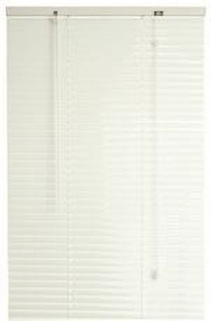 DESIGNER'S TOUCH 1-INCH VINYL MINI BLINDS, ALABASTER, 35X72" - Walmart.com