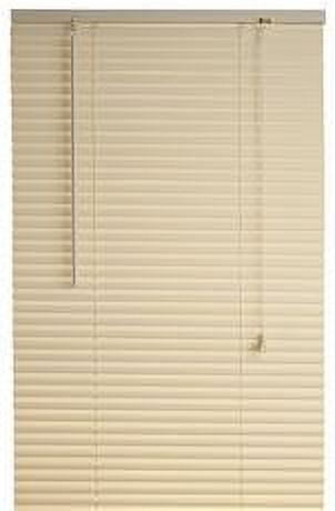 DESIGNER'S TOUCH 1-INCH VINYL MINI BLINDS, ALABASTER, 37X72" - Walmart.com