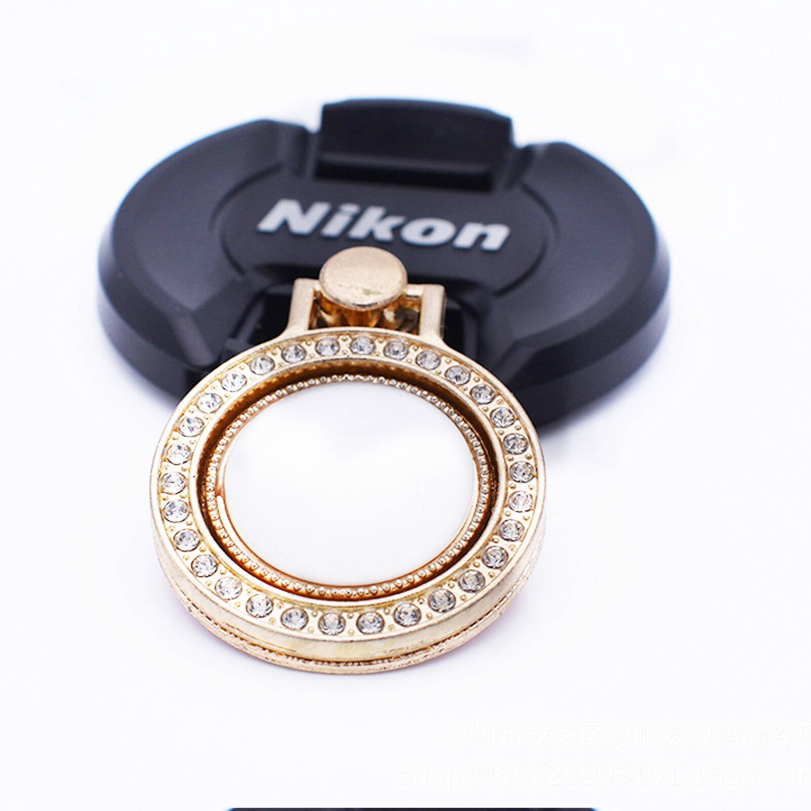 DESIGNIC Sterling Silver Rings ,Sturdy Hold Metal Phone Grip,Secure ...