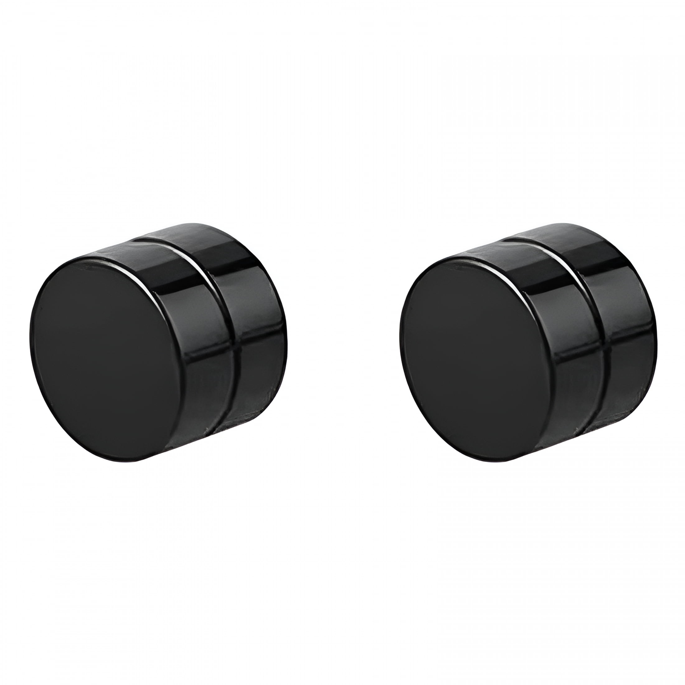 DESIGNICE 1 Pair Magnet Round Clip on Magnetic Ear Stud Earrings No ...