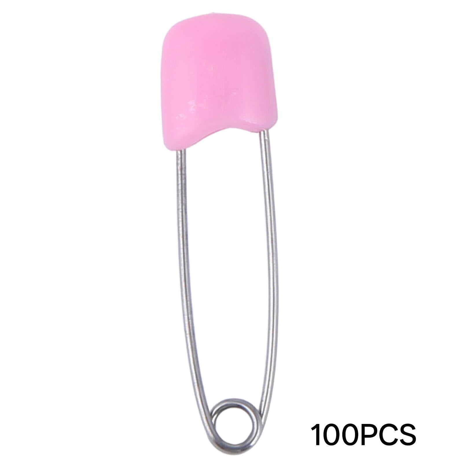 DESIGNICE 100Pcs Baby Safety Pins,Smiley Face Baby Diaper Pin,Safety ...