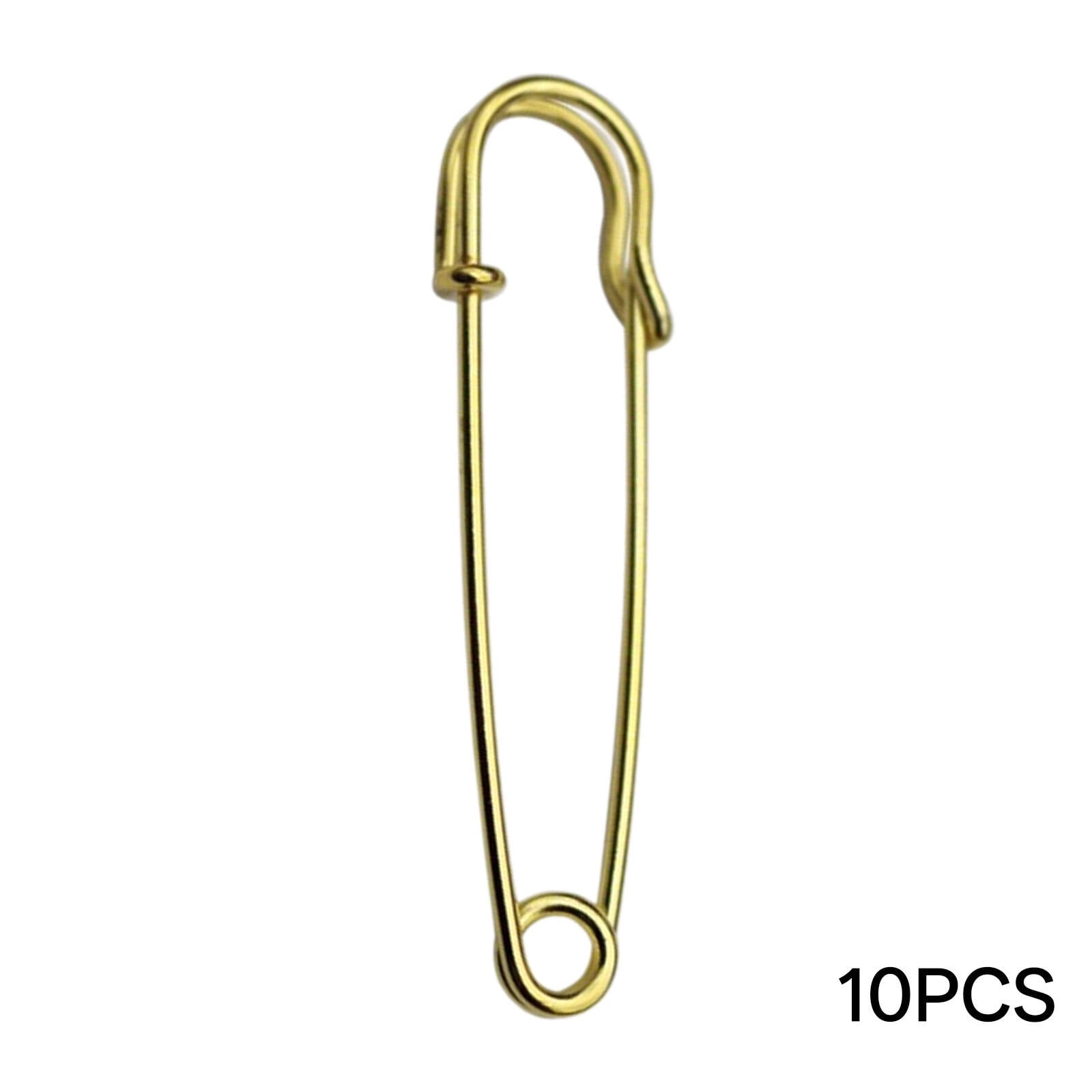 DESIGNICE 10Pcs Safety Pins,Thickened Design Safety Pins,Steel Material ...