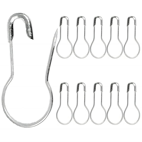 Generic Large Nickel-Plated Safety Pins 2 Inch 20 Pack for Sewing ...