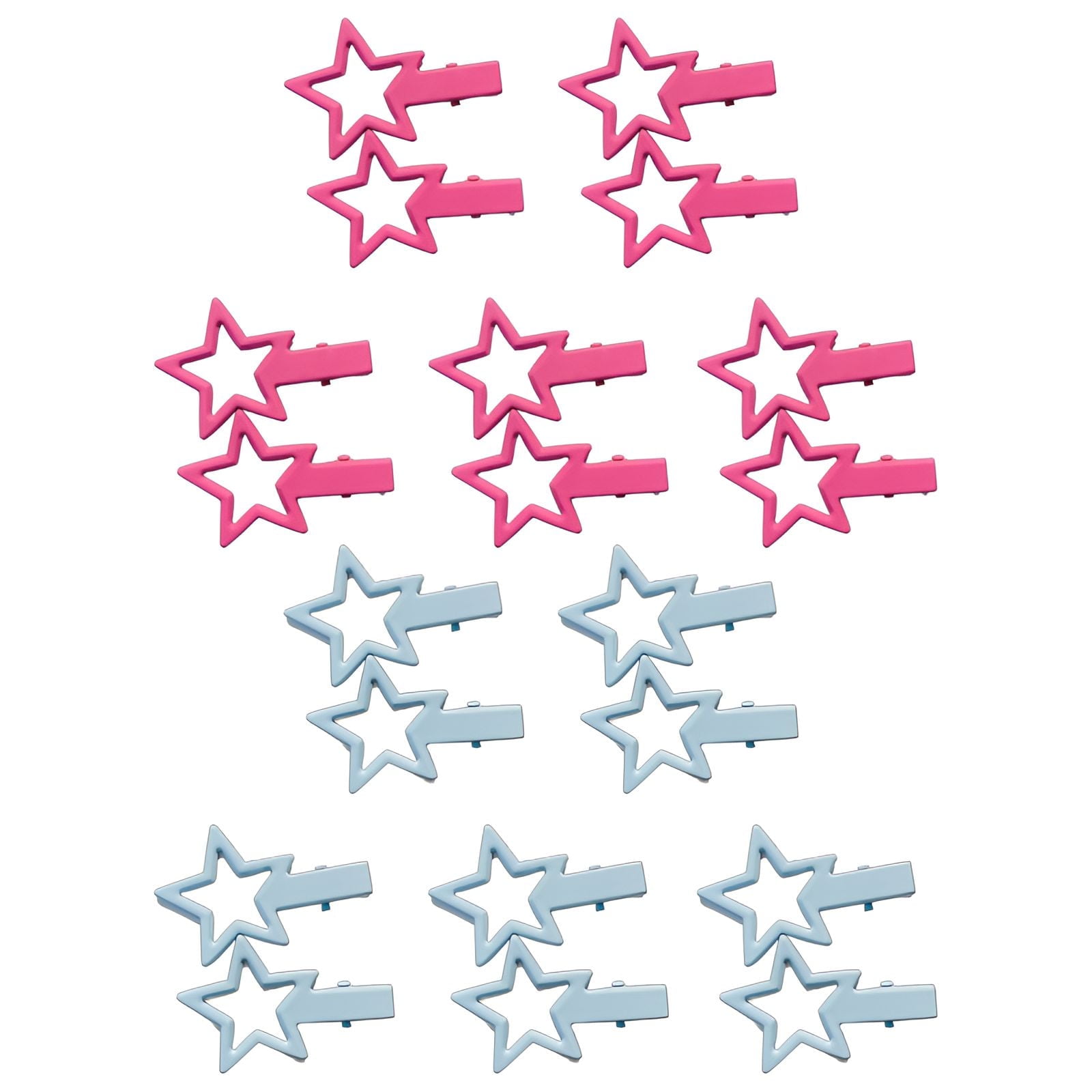 DESIGNICE 10Pcs Stars Hair Clips,Elegant Design Cute Hair Clips ...