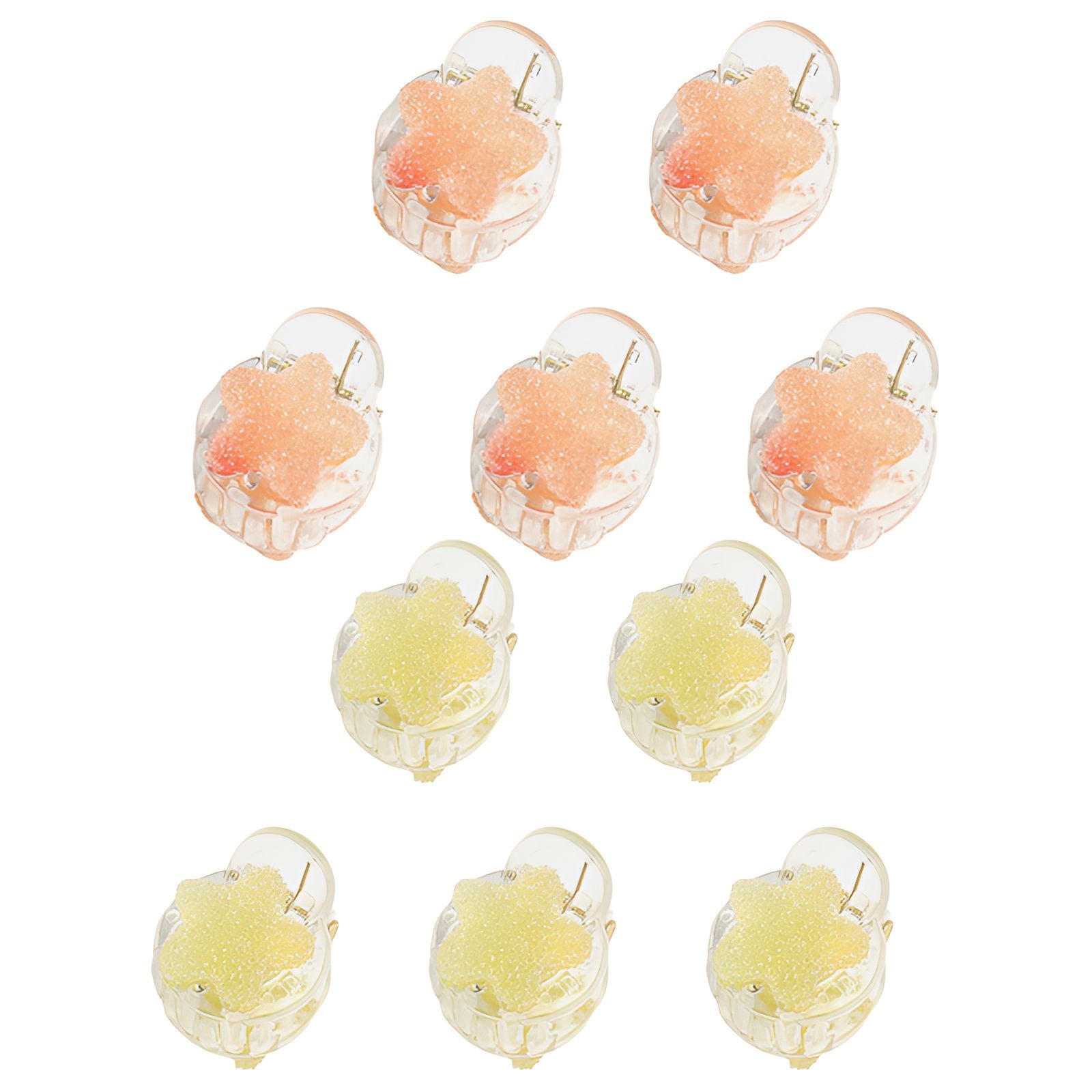 DESIGNICE 10Pcs Stars Hair Clips,Non-Slip Clip Cute Hair Clips,Stable ...
