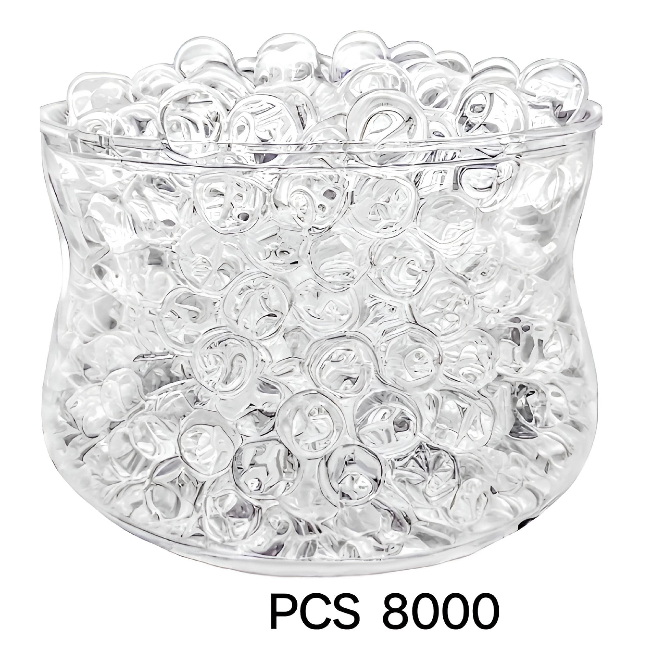 DESIGNICE 12000 Pieces Water Gel Jelly Beads,Vase Filler Beads,Non ...