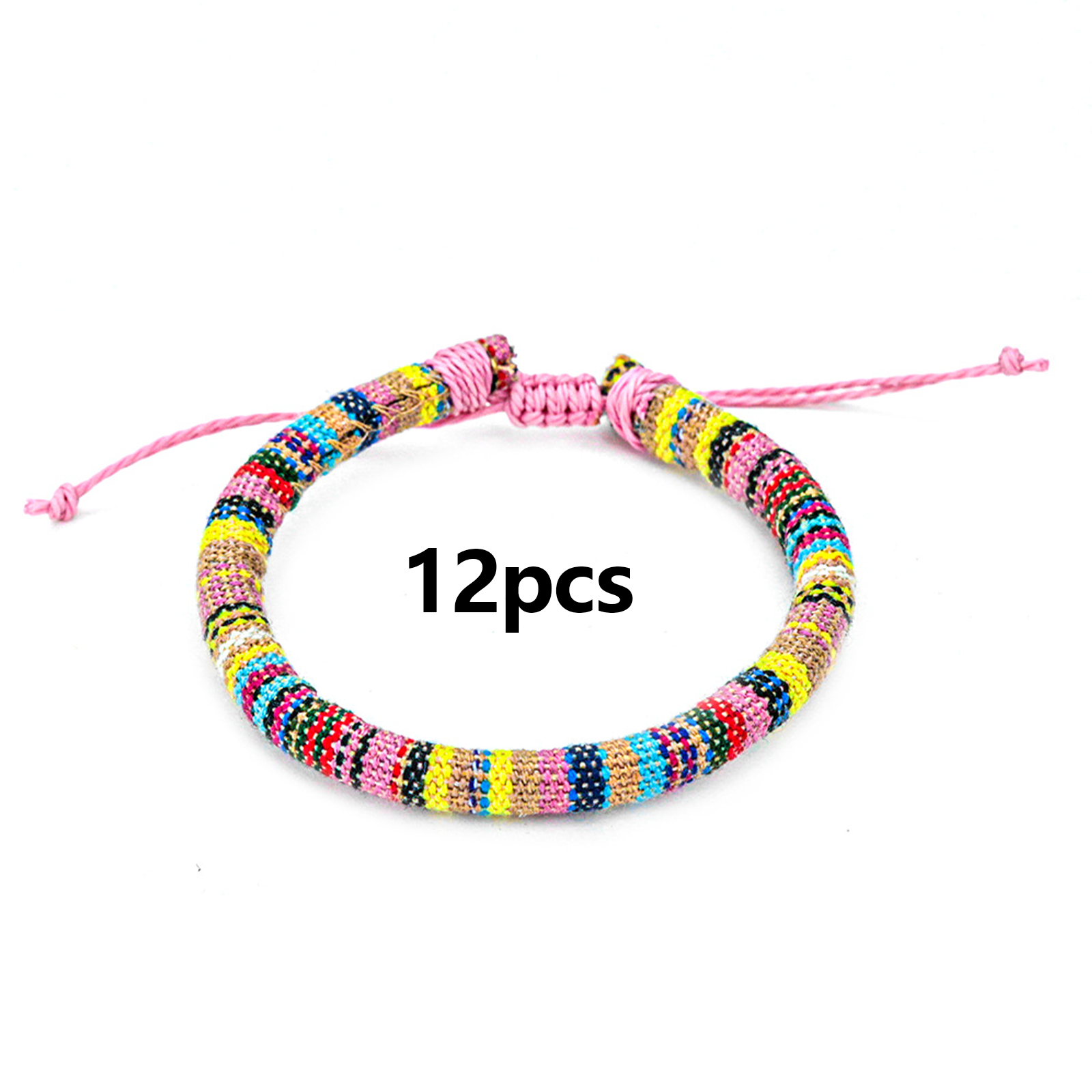 DESIGNICE 12Pcs Bracelets for Teen Girls Bohemian Braided Rope ...