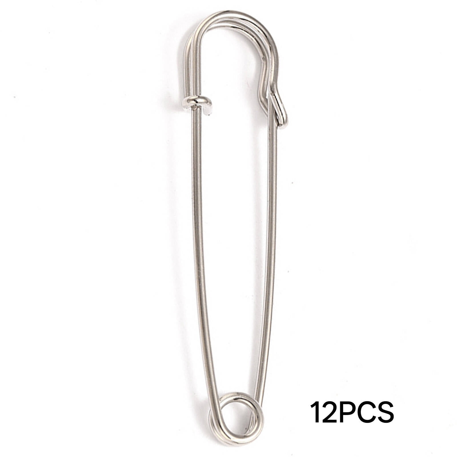 DESIGNICE 12Pcs Safety Pins,Reinforced Design Safety Pins,Secure ...