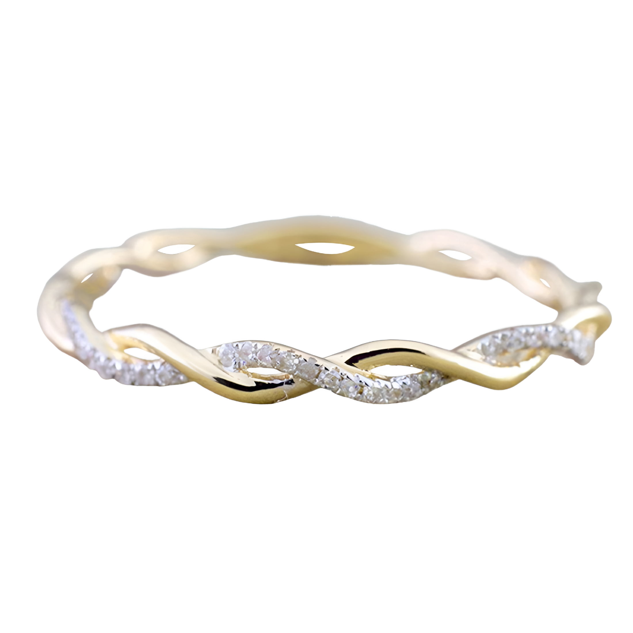 DESIGNICE 14K Gold Filled Rings for Women Thin Golden Thumb Pinky ...