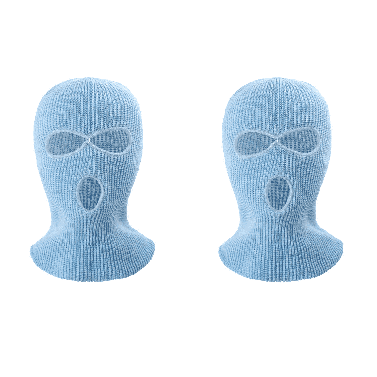 DESIGNICE 2 Pcs Ski Mask,Face Protection Ski Mask for Men,Sturdy Zipper ...