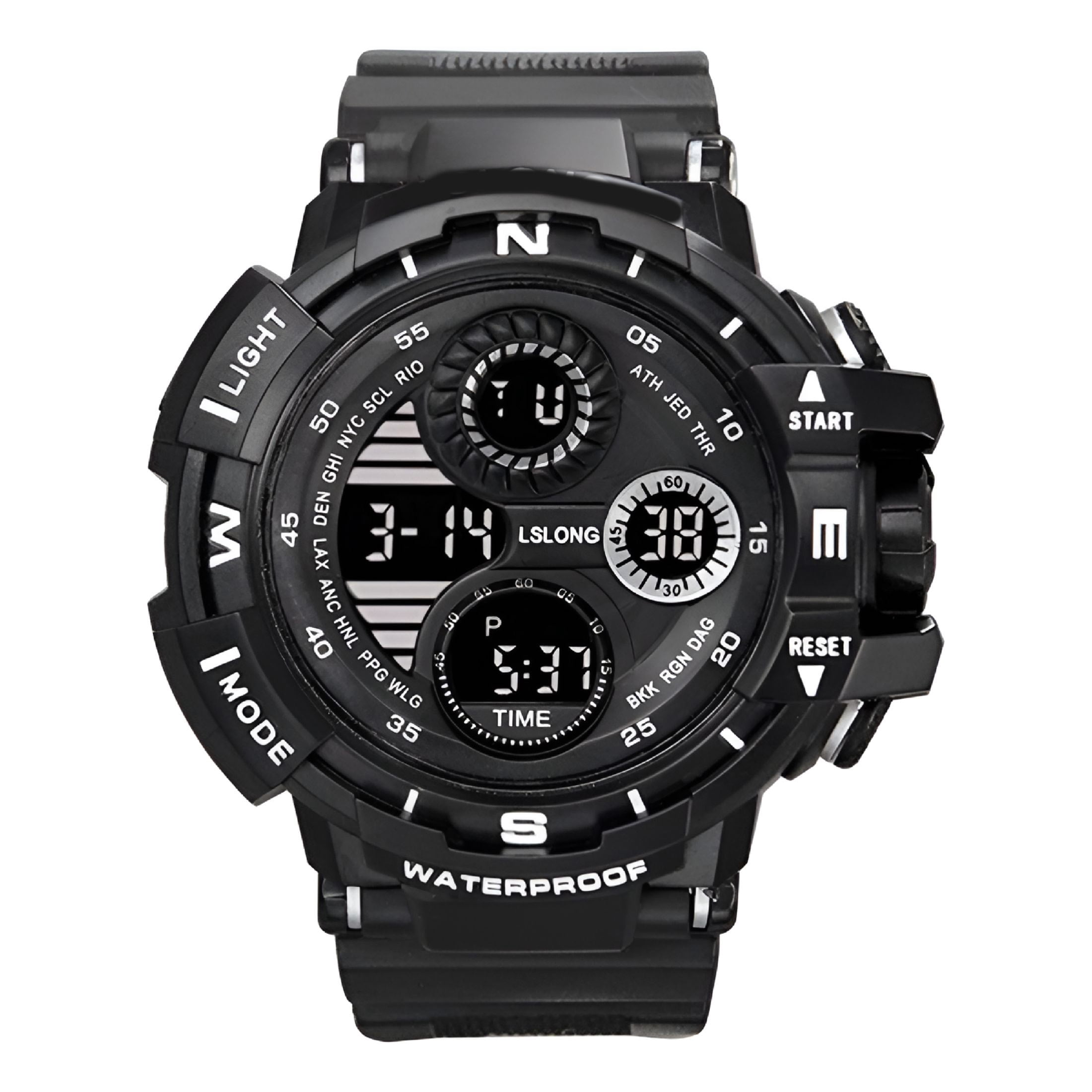 DESIGNICE 2026 New 10Atm Waterproof Digital Sports Watch - Dive & Swim ...