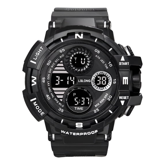 DESIGNICE 2026 New 10Atm Waterproof Digital Sports Watch - Dive & Swim ...