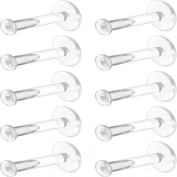 DESIGNICE 2026 New 16G Clear Earrings for Sports,Work,Surgery - Bioflex ...