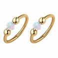 DESIGNICE 2026 New 18G Gold Nose Rings Hoops Opal Nose Rings for Women ...