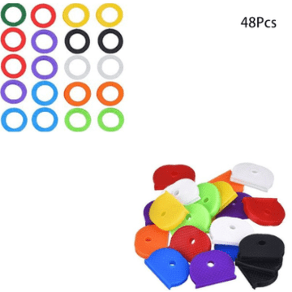 DESIGNICE 2026 New 48Pcs Key Caps Corrosion Resistance Key Cover ...