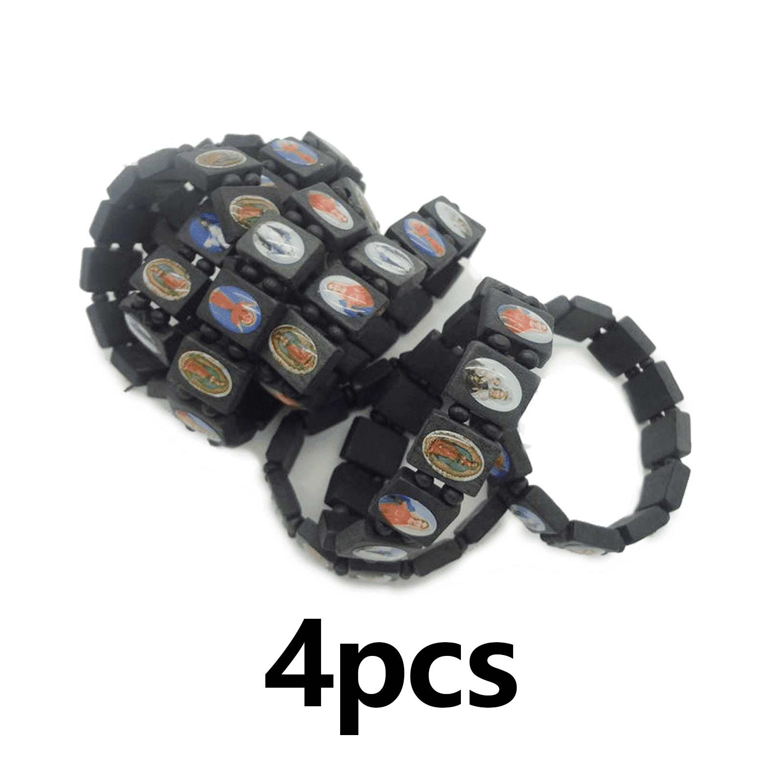 DESIGNICE 2026 New 4Pcs Jesus Bracelets Spiritual Practice What Would ...