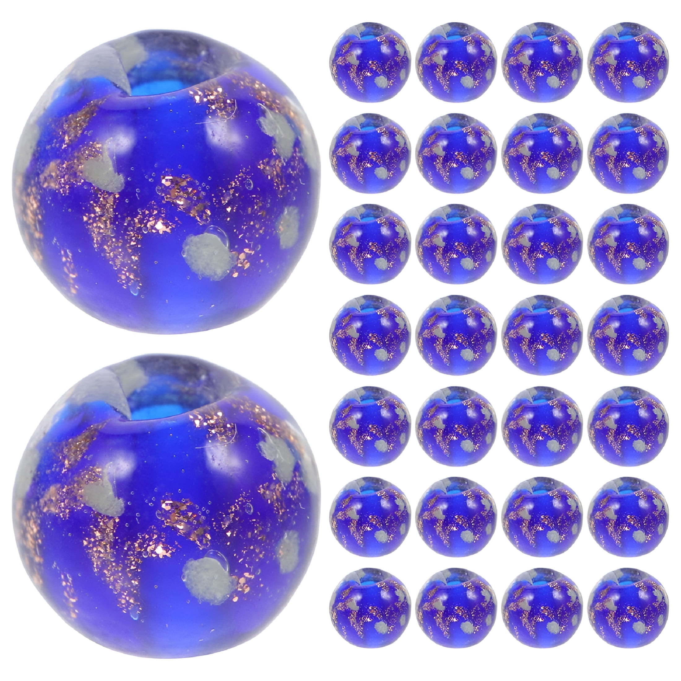 DESIGNICE 2026 New 50Pcs Glow in the Dark Diy Beads Round Jewelry ...