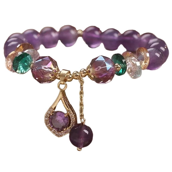 DESIGNICE 2026 New Amethyst Bracelet,Forest Style Amethyst Bracelet for ...