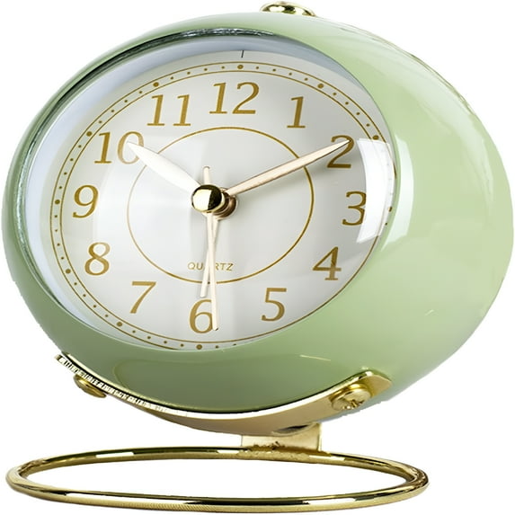 DESIGNICE 2026 New Analog Alarm Clocks,Retro Backlight Cute Simple ...