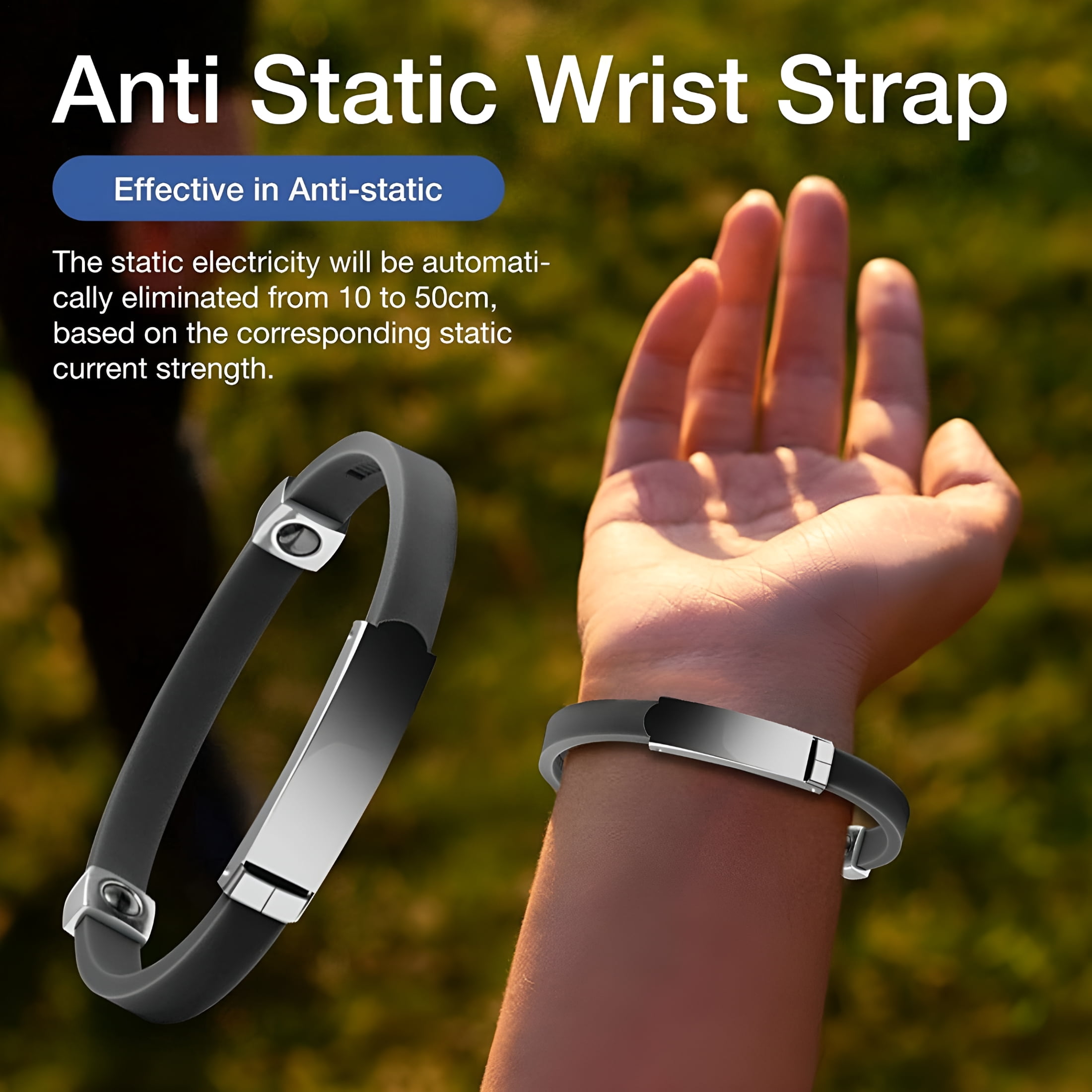 DESIGNICE 2026 New Anti-Static Cordless Wrist Strap,Adjustable Anti ...