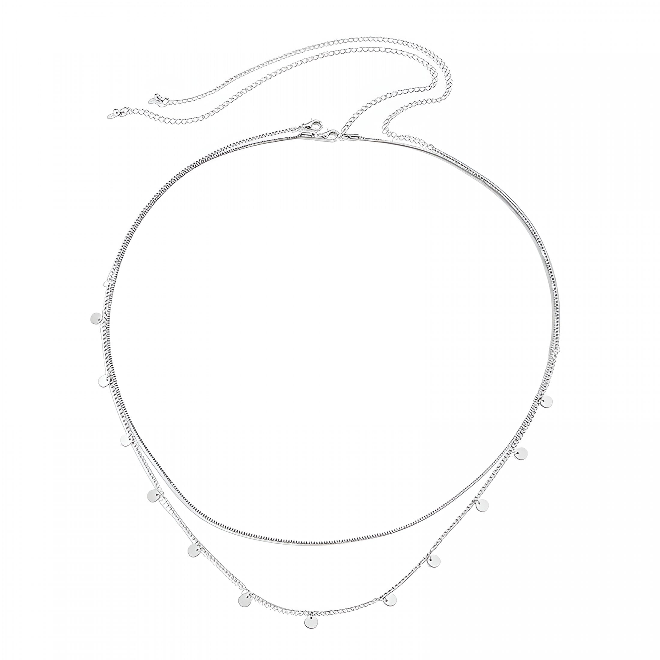 DESIGNICE 2026 New Belly Waist Chain Multi Layer Metal Waist Chain Body ...