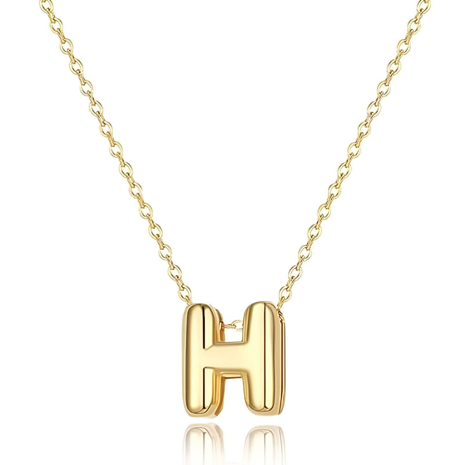DESIGNICE 2026 New Chunky Letter Necklaces for Women Casual Wear Small ...