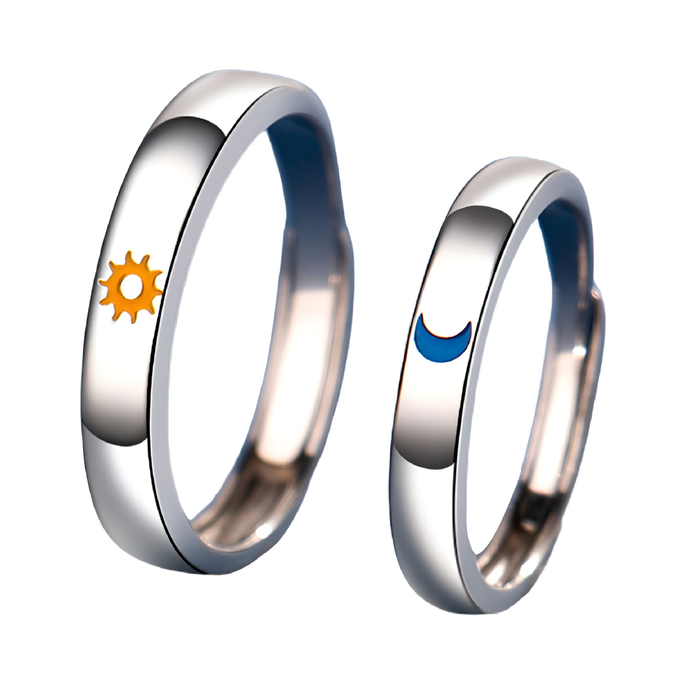 DESIGNICE 2026 New Couple Rings for Women Men Adjustable Couple ...