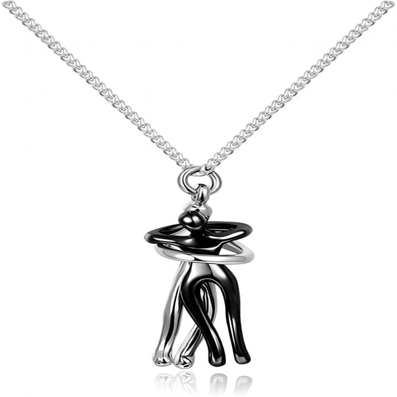 DESIGNICE 2026 New Couple Snuggle Hug Necklace for Woman Man ...