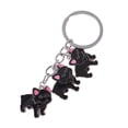 DESIGNICE 2026 New Creative Black Metal Keychain Ring Durable for Keys ...