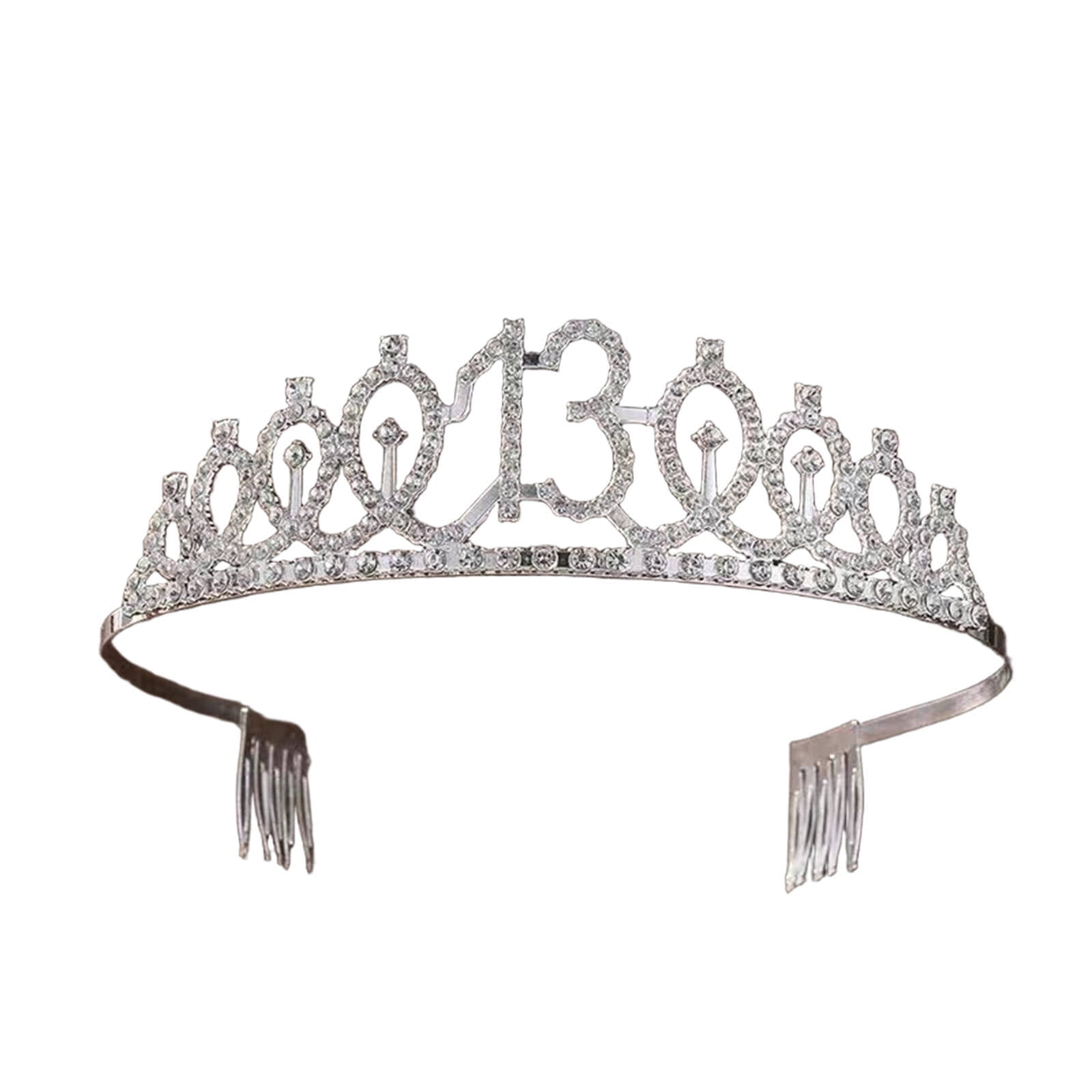 DESIGNICE 2026 New Crown Crystal Rhinestone Wedding Headpiece Princess ...