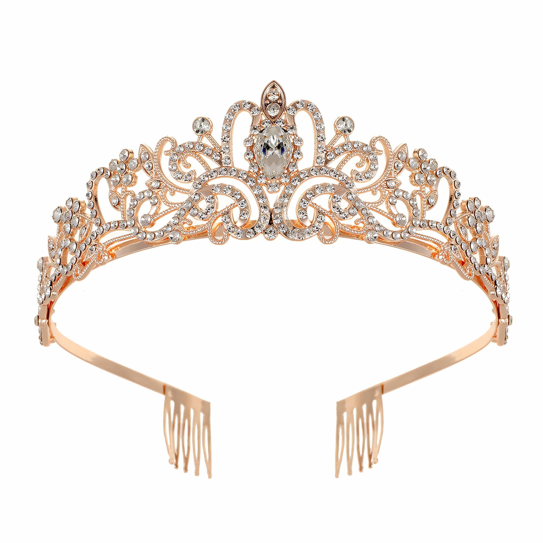 DESIGNICE 2026 New Crown,Timeless and Regal Appearance Crowns for Women ...