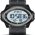 DESIGNICE 2026 New Digital Watch Waterproof with Stopwatch Alarm ...