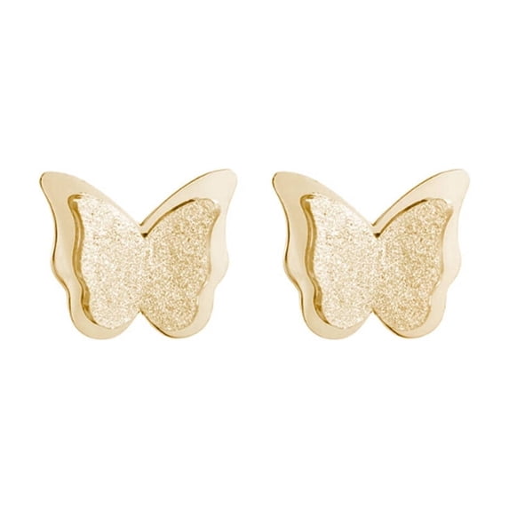 DESIGNICE 2026 New Earrings Rose Gold Tone Piercing Earrings Subtle ...