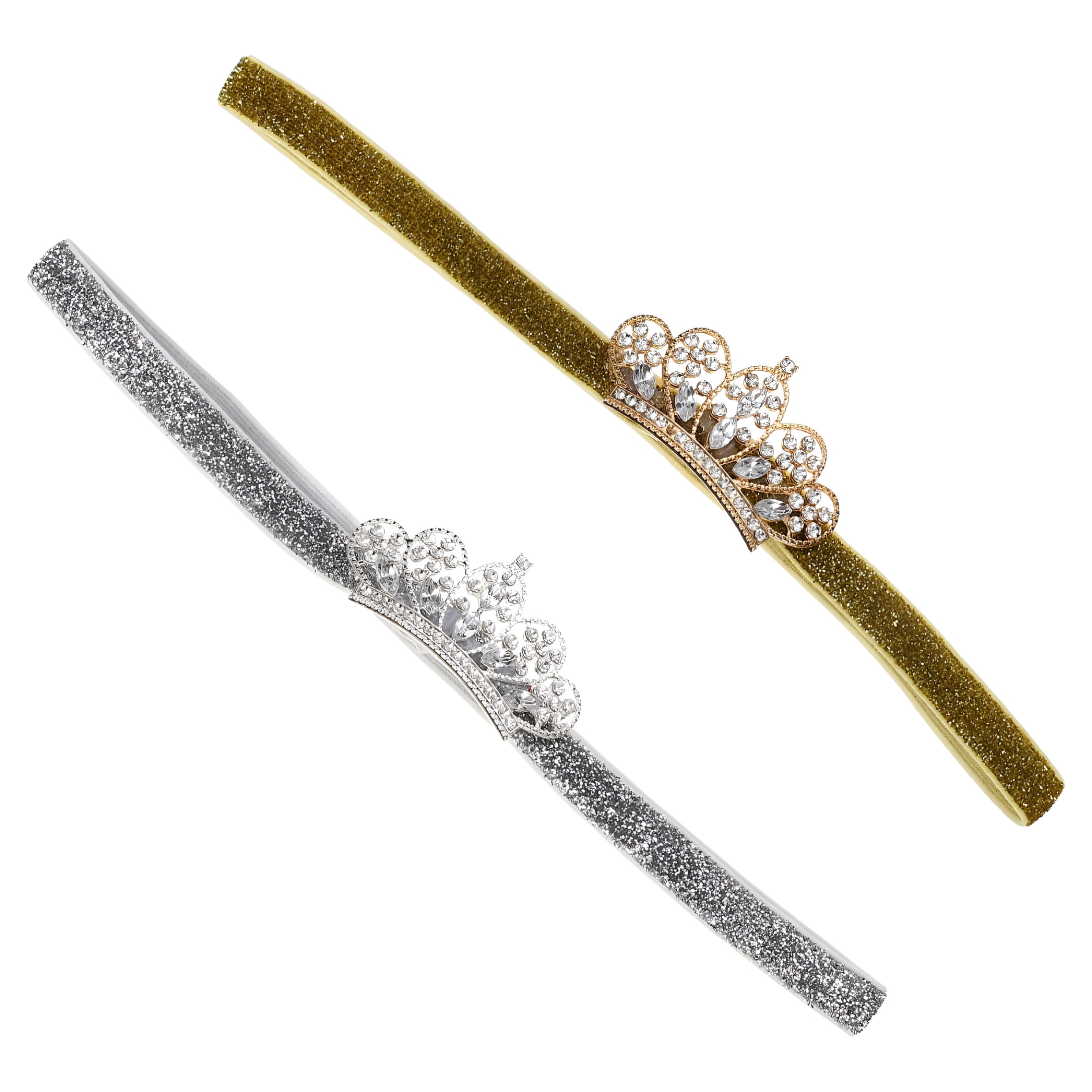 DESIGNICE 2026 New Fairy Crown Silver for Infant Toddler Baby Crown ...