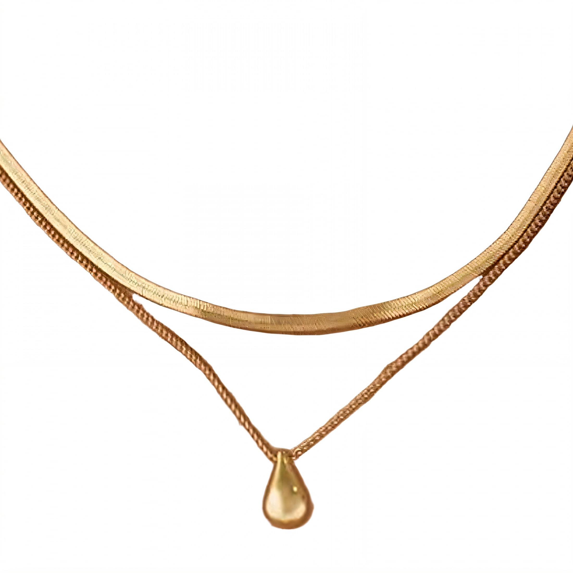DESIGNICE 2026 New Gold Chain Springy Motion Long Gold Necklace ...