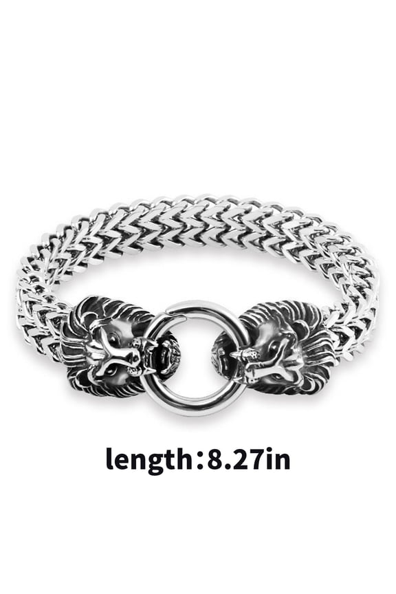 Bead Bracelet Lion Head